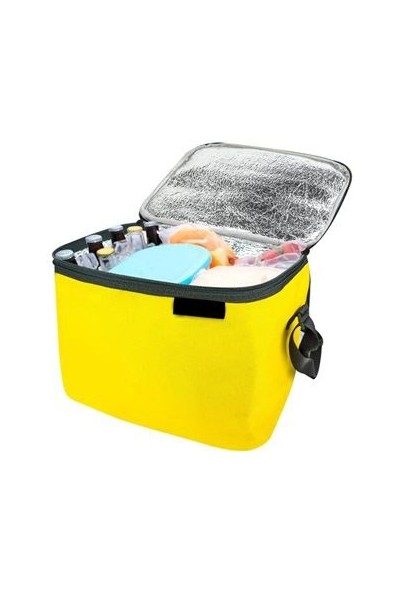 Sas Katlanabilir Termos Çanta Kamp Piknik Plaj Araç Içi Termos Çantası 40 Litre Termos Çanta Sarı S-5202