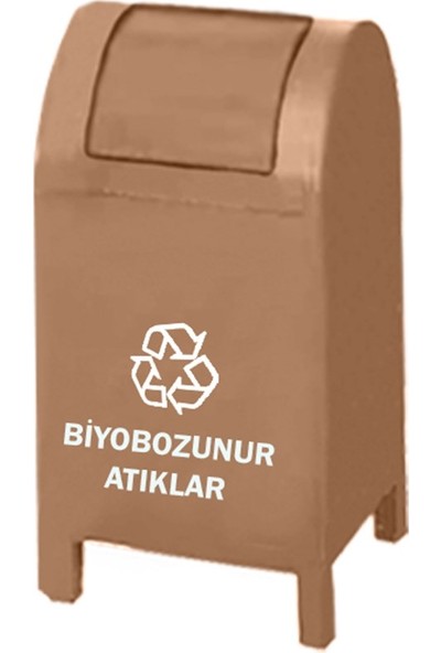 Hsemarket 125 Lt Biyobozunur Atık Kumbarası