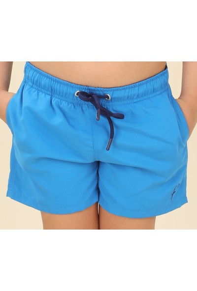 The Fons TF030C Saks Mavi Çocuk Mayo Şort