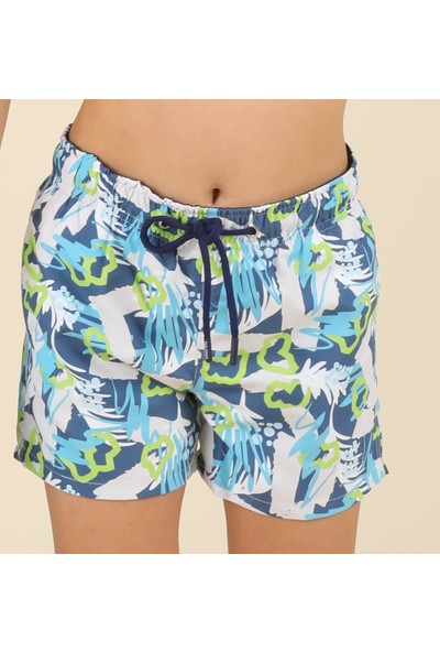 The Fons TF020C Karışık Desenli Erkek Çocuk Mayo Şort