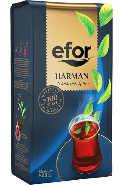 Efor Harman Çayı 500 Gram - Dökme Siyah Çay Yumuşak İçim Efor Harman Çayı 500 Gram - Dökme Siyah Çay Yumuşak İçim