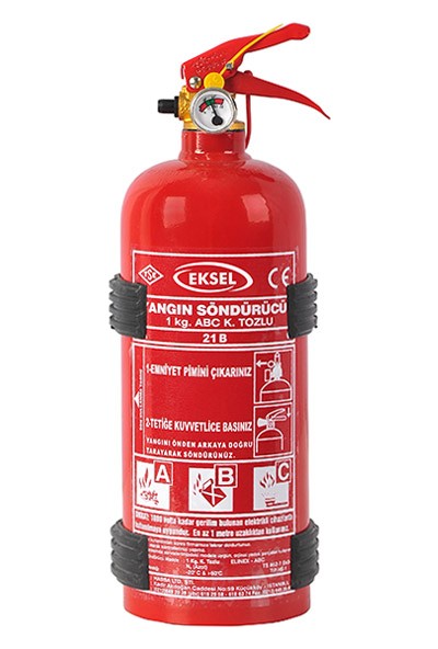 Eksel Söndürme Miktarı: 1 Kg. Abc Tip Kuru Kimyevi Tozlu Söndürücü Eksel Söndürme Miktarı: 1 Kg. Abc Tip Kuru Kimyevi Tozlu Söndürücü