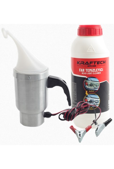 Kraftech Far Temizleme Far Parlatma Seti 12 Volt