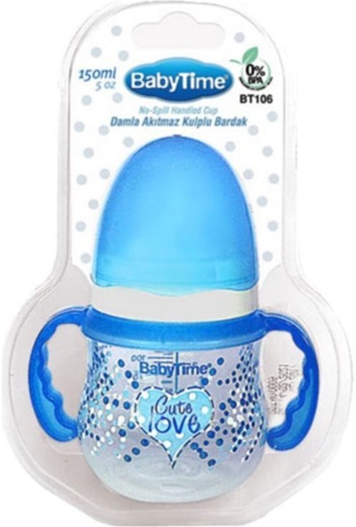 Baby Time Babytime Damla Akıtmaz Kulplu Bardak 150 ml Baby Time Babytime Damla Akıtmaz Kulplu Bardak 150 ml