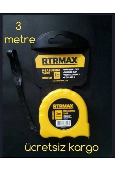 Rtrmax Şerit Metre 3mt 16MM Rtrmax Şerit Metre 3mt 16MM