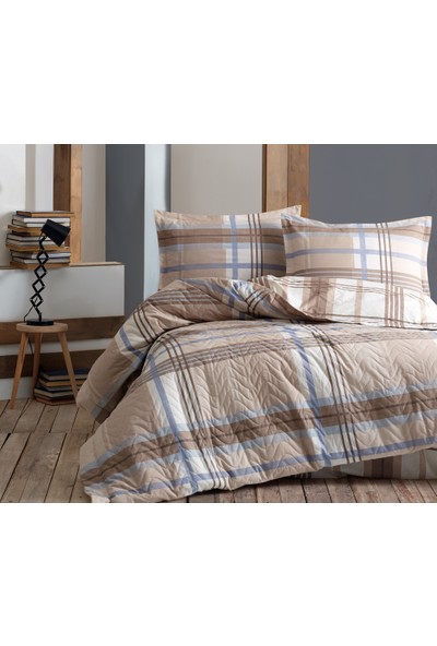 Clasy - Enza Kahve Dört Mevsim Tek Kişilik Nevresim Takımı