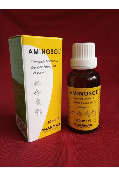 Pharmax Aminosol Köpek Kedi ve Kuş Kemirgen Vitamini 30 ml