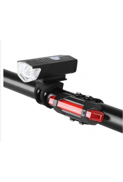 OEM XYBC-AQY-0108A USB Şarjlı Bisiklet Ön Arka Far Seti