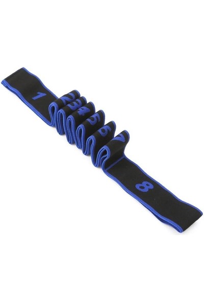 Technosmart 8 Farklı Seviyeli Direnç Bandı Spor Egzersiz Aerobik Pilates Squat Lastiği Fitness Yoga