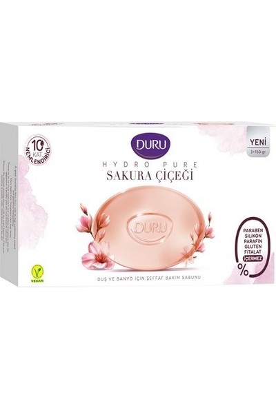 Duru Hydro Pure Sakura Çiçeği 3X150GR Duru Hydro Pure Sakura Çiçeği 3X150GR