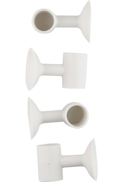 Home Puzzle Vakum Stoper/tutucu 4'lü Beyaz Home Puzzle Vakum Stoper/tutucu 4'lü Beyaz
