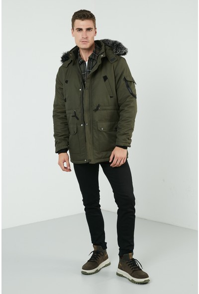 Buratti % 100 Pamuk Yakası Tüylü Çıkarılabilir Kapüşonlu Mont Erkek Mont 571717 Buratti % 100 Pamuk Yakası Tüylü Çıkarılabilir Kapüşonlu Mont Erkek Mont 571717