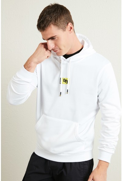 Buratti Slim Fit Baskılı Kanguru Cepli Kapüşonlu Sweat Erkek Sweat 5896589