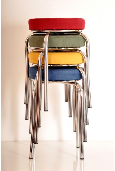 Yılmaz Masacılık 4'lü Renkli Tay Tüyü Ahtapot Tabure Mutfak Taburesi Demir Tabure Yılmaz Masacılık 4'lü Renkli Tay Tüyü Ahtapot Tabure Mutfak Taburesi Demir Tabure