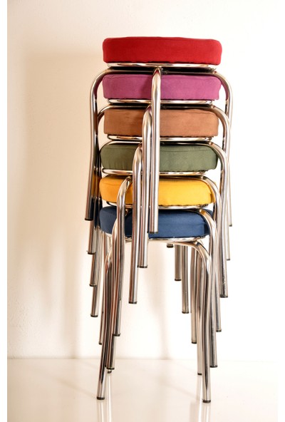 Yılmaz Masacılık 6'lı Renkli Tay Tüyü Ahtapot Tabure Mutfak Taburesi Demir Tabure Yılmaz Masacılık 6'lı Renkli Tay Tüyü Ahtapot Tabure Mutfak Taburesi Demir Tabure