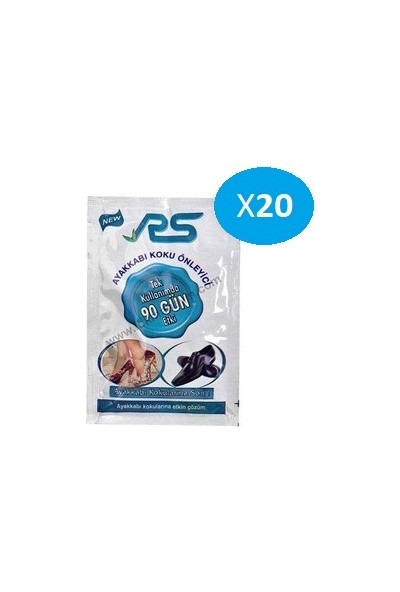 Rs Ayak ve Ayakkabı Kokusu Önleyici Toz 20'li