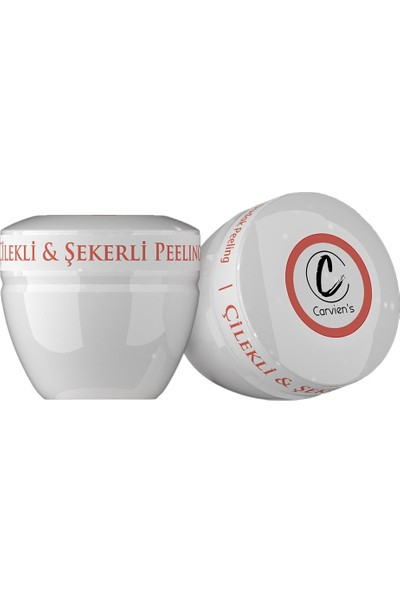 Carvien's Çilekli & Şekerli Dudak Peeling
