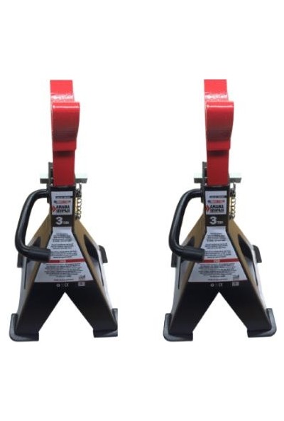 Bay-Tec MK0490 Araba Sehpası Ayaklı Kriko Standı 3 Ton (2'li) Bay-Tec MK0490 Araba Sehpası Ayaklı Kriko Standı 3 Ton (2'li)