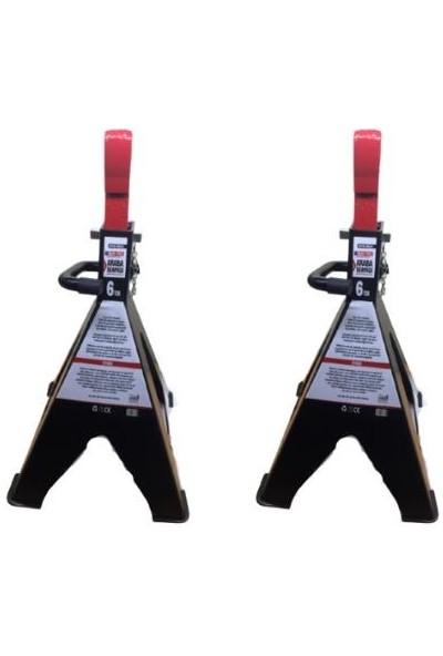 Bay-Tec MK0491 Araba Sehpası Ayaklı Kriko Standı 6 Ton (2'li) Bay-Tec MK0491 Araba Sehpası Ayaklı Kriko Standı 6 Ton (2'li)
