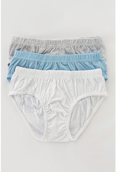 Penti Çok Renkli Erkek Çocuk Simlpe Blue 3lü Slip Külot Penti Çok Renkli Erkek Çocuk Simlpe Blue 3lü Slip Külot