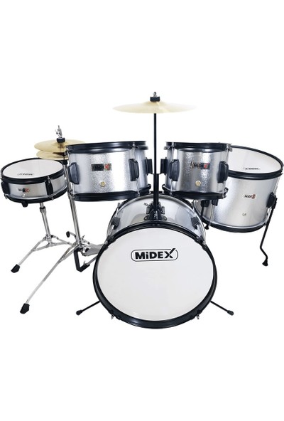 Midex CD500X-SL Akustik Çocuk Baterisi Davulu Seti 5-18 Yaş İçin Full Set Midex CD500X-SL Akustik Çocuk Baterisi Davulu Seti 5-18 Yaş İçin Full Set