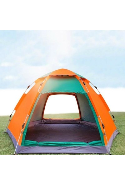 Sealife Otomatik 6-8 Kişilik Altıgen Çadır Kamp Çadırı Aile Boyu