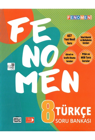 Gama Yayınları Fenomen 8. Sınıf Lgs Türkçe Soru Bankası