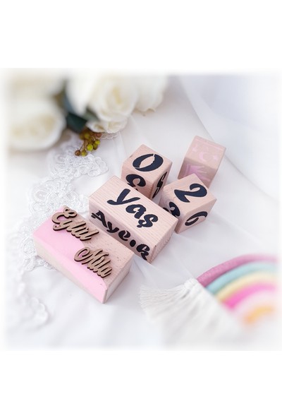 Pegu Ahşap Pegu Anı Küpleri Doğal Kayın Ağacı ve Isime Öze 5 Li Setl