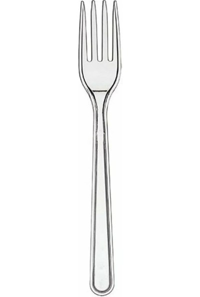 Mimas Lüks Şeffaf Çatal 50'li