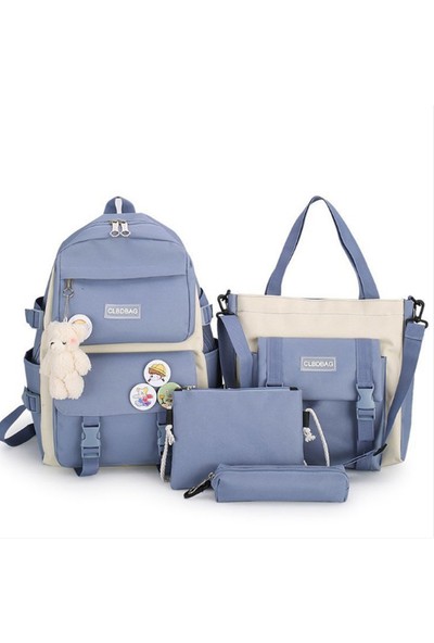 4 Parçalı Okul Sırt Çantası Seti (Yurt Dışından)