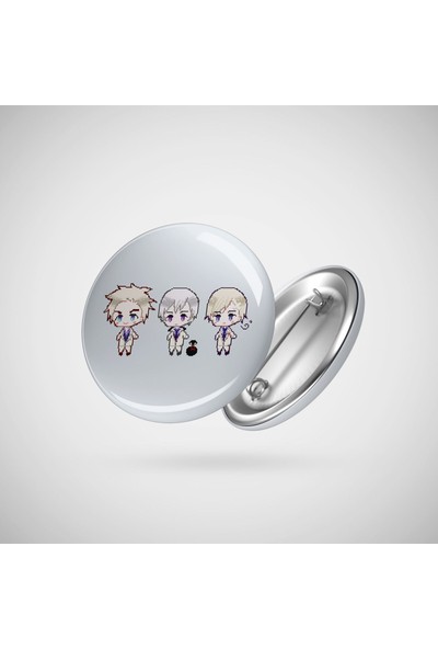 Fizello Hetalia Denmark Norway Iceland Pixel Art Rozet Fizello Hetalia Denmark Norway Iceland Pixel Art Rozet