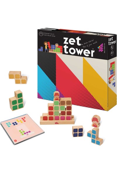 Zet Zeka Zet Tower (Küçük Mühendisler) Zeka, Akıl, Mantık ve Strateji Oyunu 3 Yaş ve Üzeri Zet Zeka Zet Tower (Küçük Mühendisler) Zeka, Akıl, Mantık ve Strateji Oyunu 3 Yaş ve Üzeri