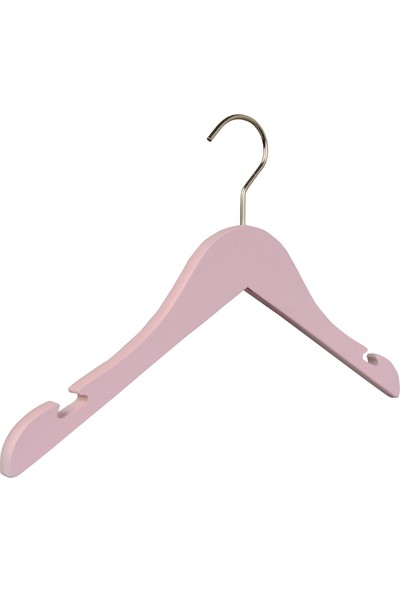 Nyn Ahşap 3-7 Yaş Çocuk Elbise Askısı Pembe Renk 6 Adet Nyn Ahşap 3-7 Yaş Çocuk Elbise Askısı Pembe Renk 6 Adet