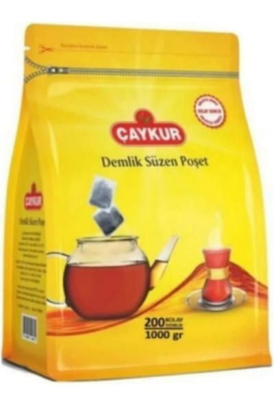 Çaykur Demlik Süzen Poşet Çay 5 gr 200'LÜ