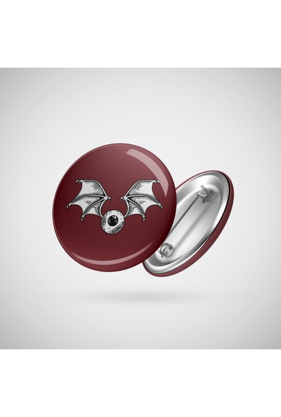 Fizello Vintage Eye With Wings Concept Rozet