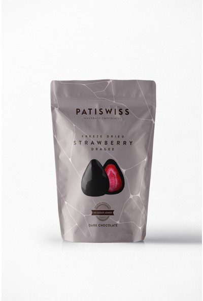 Patiswiss Patiswiss Şeker Ilavesiz Bitter Çilek Draje 80 gr Patiswiss Patiswiss Şeker Ilavesiz Bitter Çilek Draje 80 gr