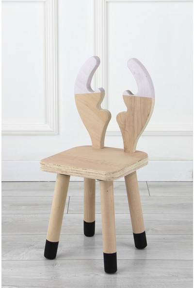 DETA Pembe Kulaklı Geyik Çocuk Sandalyesi DETA Pembe Kulaklı Geyik Çocuk Sandalyesi