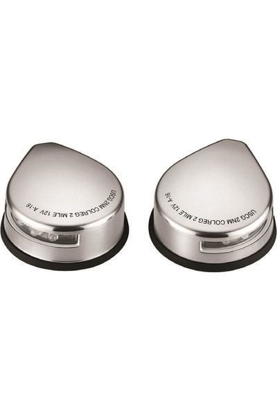 Easterner Burun Seyir Feneri 12 V Krom Takım LED Easterner Burun Seyir Feneri 12 V Krom Takım LED