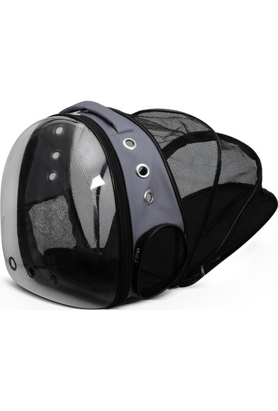 Cattie Visionplus Kedi Köpek Taşıma Çantası 25 x 35 x 40 cm Gri
