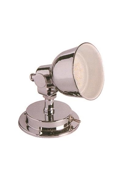Easterner Başucu Lambası Krom 24 V LED Beyaz Easterner Başucu Lambası Krom 24 V LED Beyaz