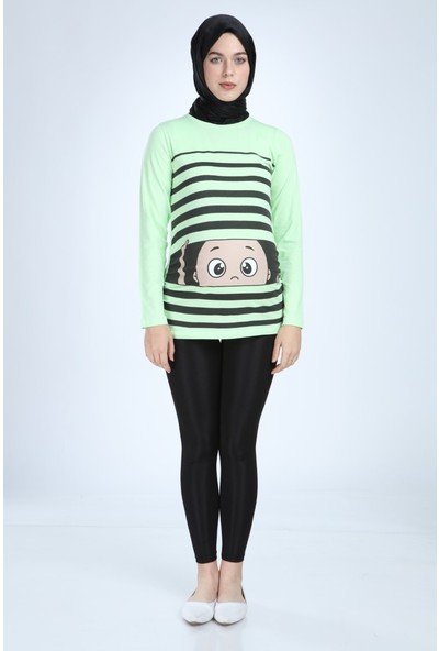 Carolina Collection Baskılı Hamile Tişörtü