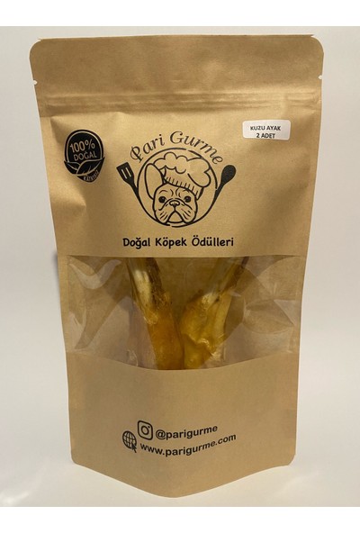 Pari Gurme Kuzu Ayak Köpek Ödülü %100 Doğal Naturel 2 Adet Barf Pari Gurme Kuzu Ayak Köpek Ödülü %100 Doğal Naturel 2 Adet Barf