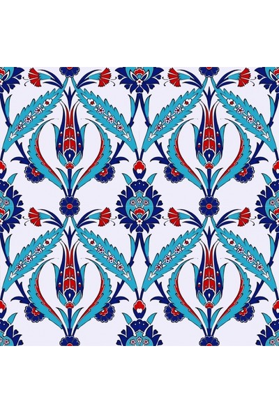 Kütahya Çini Yapı Tasarım AC02 20X20 cm 4 Adet Çini Karo