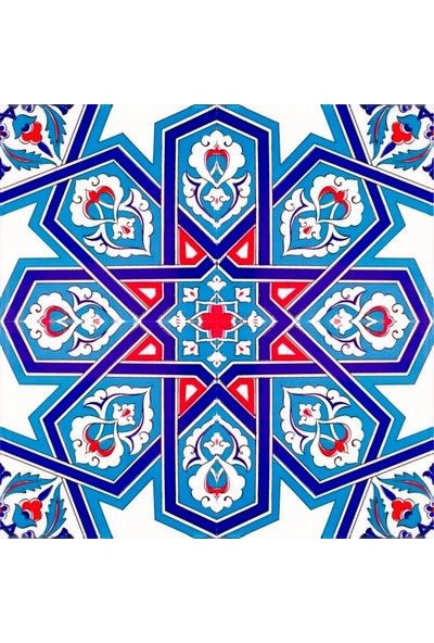 Kütahya Çini Yapı Tasarım AC72 20X20 cm 4 Adet Çini Karo Kütahya Çini Yapı Tasarım AC72 20X20 cm 4 Adet Çini Karo