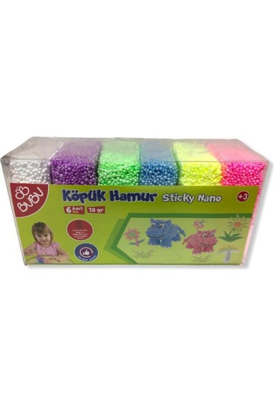 Bubu Bu-Bu Games Köpük Hamur 6X10GR