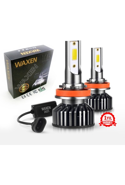 Waxen F2 LED Xenon Zenon Far Ampulü 6000 Lümen 6500K Şimşek Etkili Oto LED Far Gerçek Beyaz Waxen F2 LED Xenon Zenon Far Ampulü 6000 Lümen 6500K Şimşek Etkili Oto LED Far Gerçek Beyaz