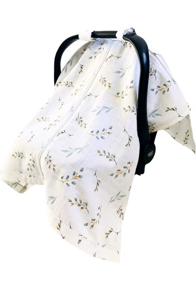 juniperus Yaprak Müslin Bezi Puset Örtüsü Fermuarlı juniperus Yaprak Müslin Bezi Puset Örtüsü Fermuarlı