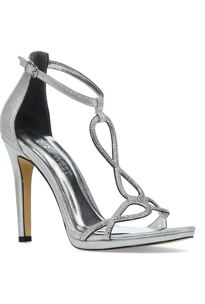 Nine West Nary 1pr Gümüş Kadın Topuklu Ayakkabı