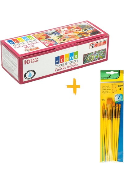 Carioca Kozme Store Fırçalı Kumaş Boyası Seti