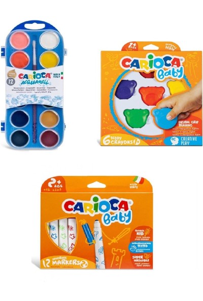 Carioca 2 Yaş Keçeli Pastel Sulu Boya Seti Carioca 2 Yaş Keçeli Pastel Sulu Boya Seti